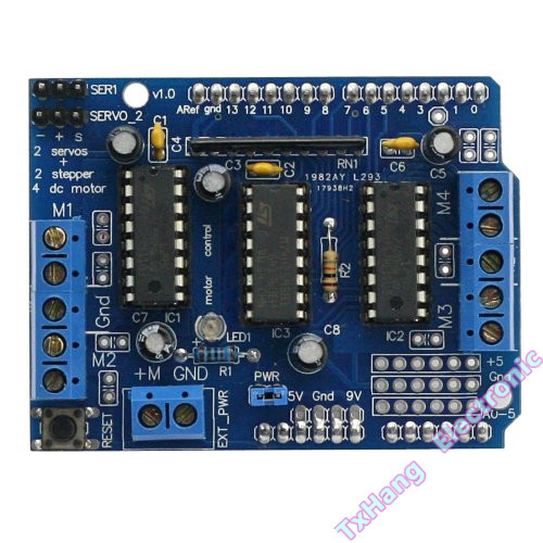 Arduino Pro Mini и Motor Drive Shield Аппаратная платформа Arduino 9335